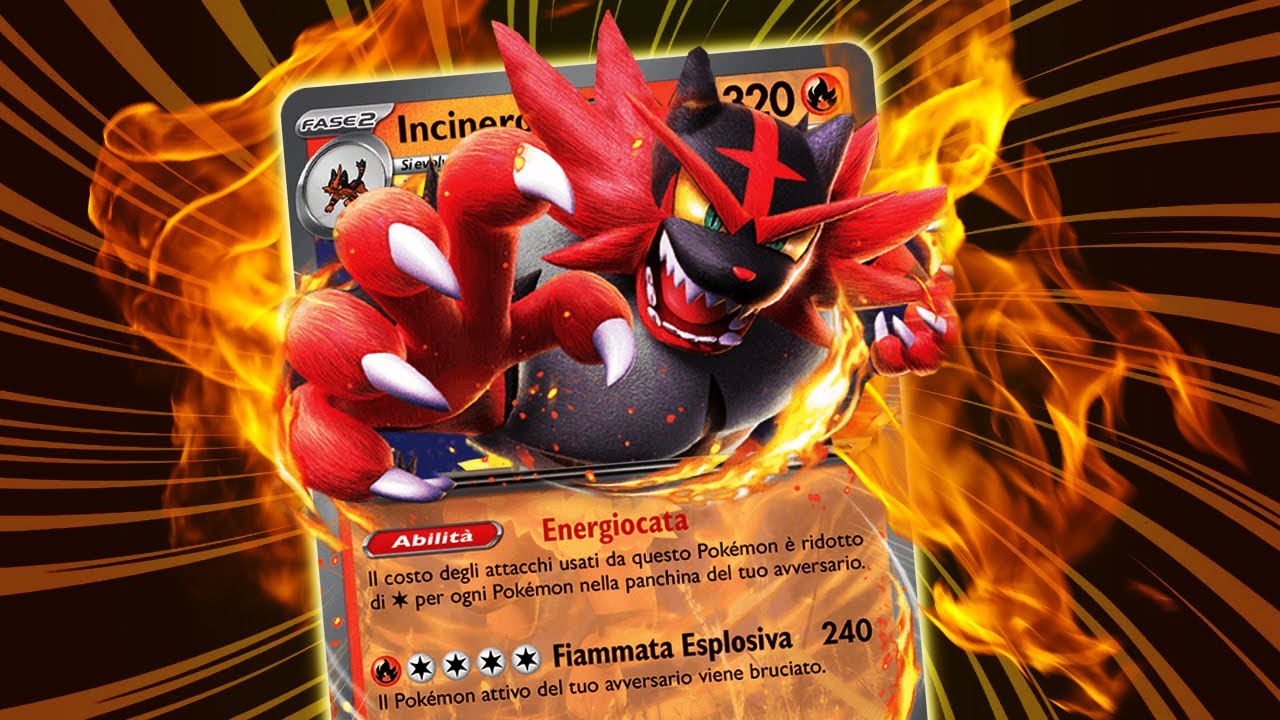 INCINEROAR EX è MEGLIO di CHARIZARD? Il nuovo mazzo di Cronoforze mi ha ...
