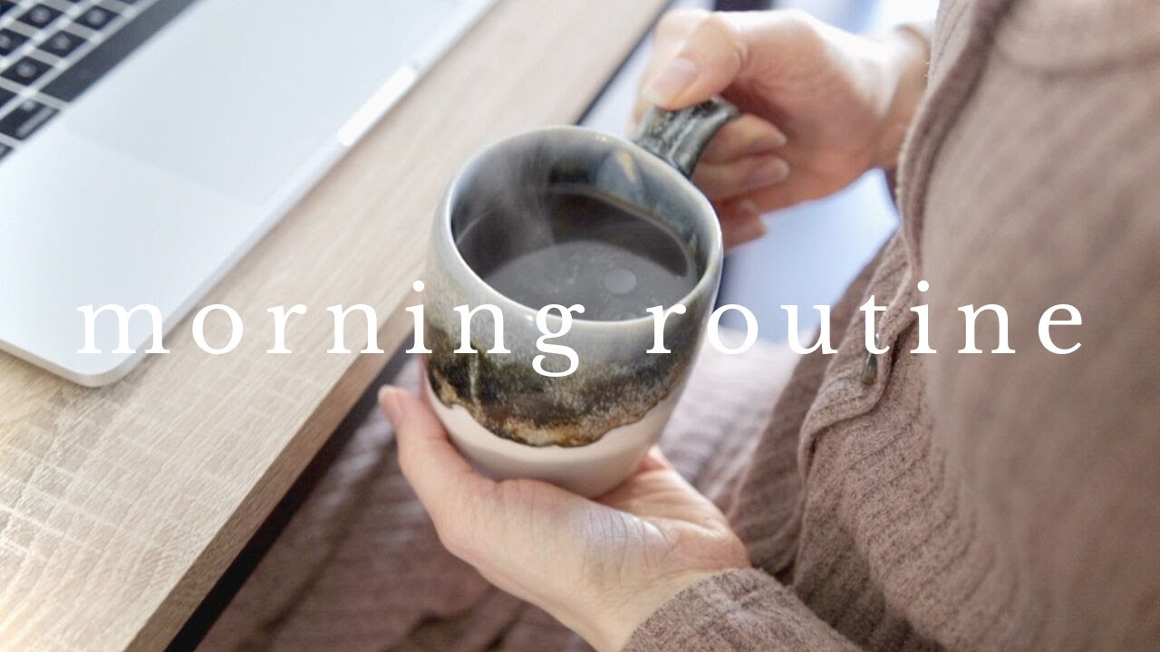 MORNING ROUTINE | working from home - YouTube
