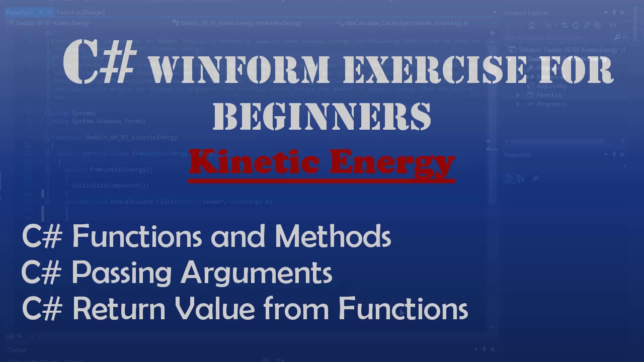 Starting Out With Visual C Kinetic Energy Intro To Visual C starting-out-with-visual-c-kinetic-energy-intro-to-visual-c