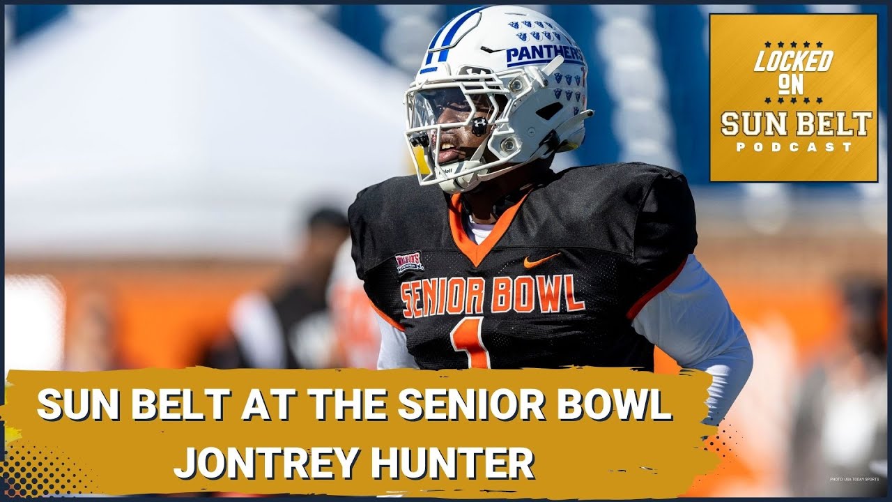 Sun Belt at the Senior Bowl - Georgia State's Jontrey Hunter - YouTube