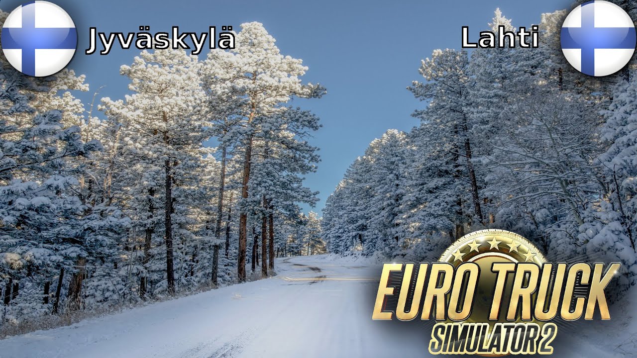 [Euro Truck Simulator 2] Jyväskylä, Finland to Lahti, Finland - YouTube