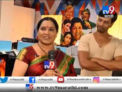 रात्रीस खेळ चाले | काशी आणि वच्छी यांची Tv9 च्या न्यूजरुमध्ये धमाल-TV9 ...