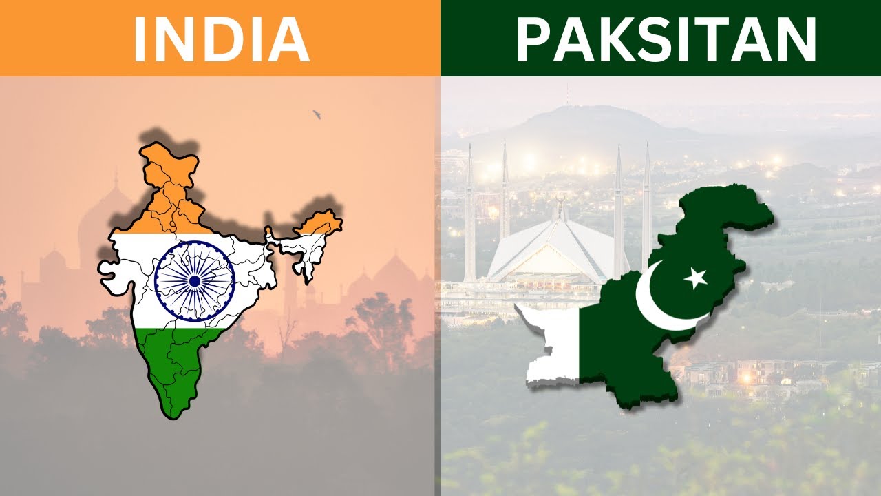 India vs Pakistan | Pakistan vs India | Country Comparison - YouTube