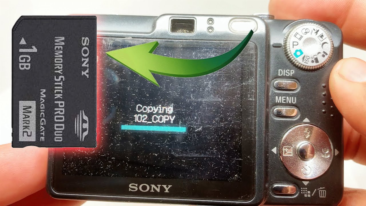 How to transfer photos from Internal Memory to Memory Stick Pro Duo ...