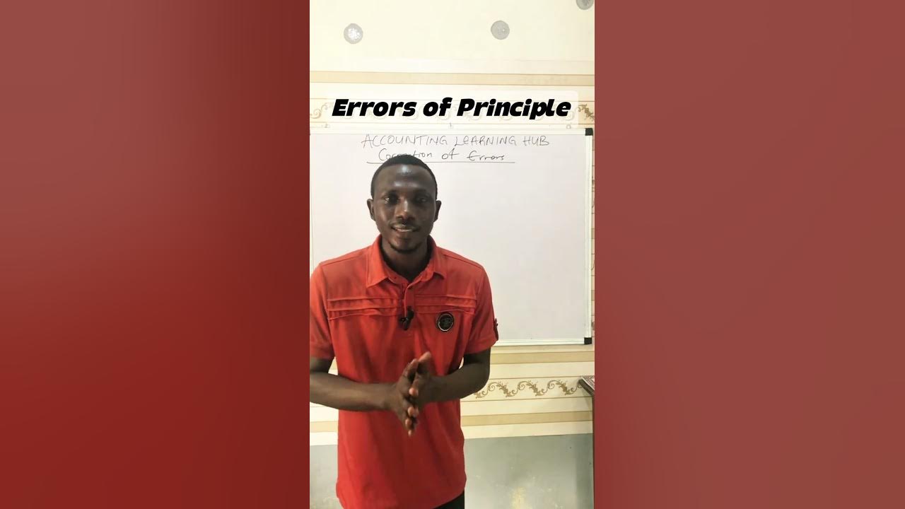 Correction of Errors - YouTube