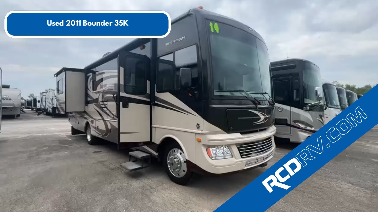 USED 2011 Fleetwood Bounder 35K Class A Motorhome Walk Through ...