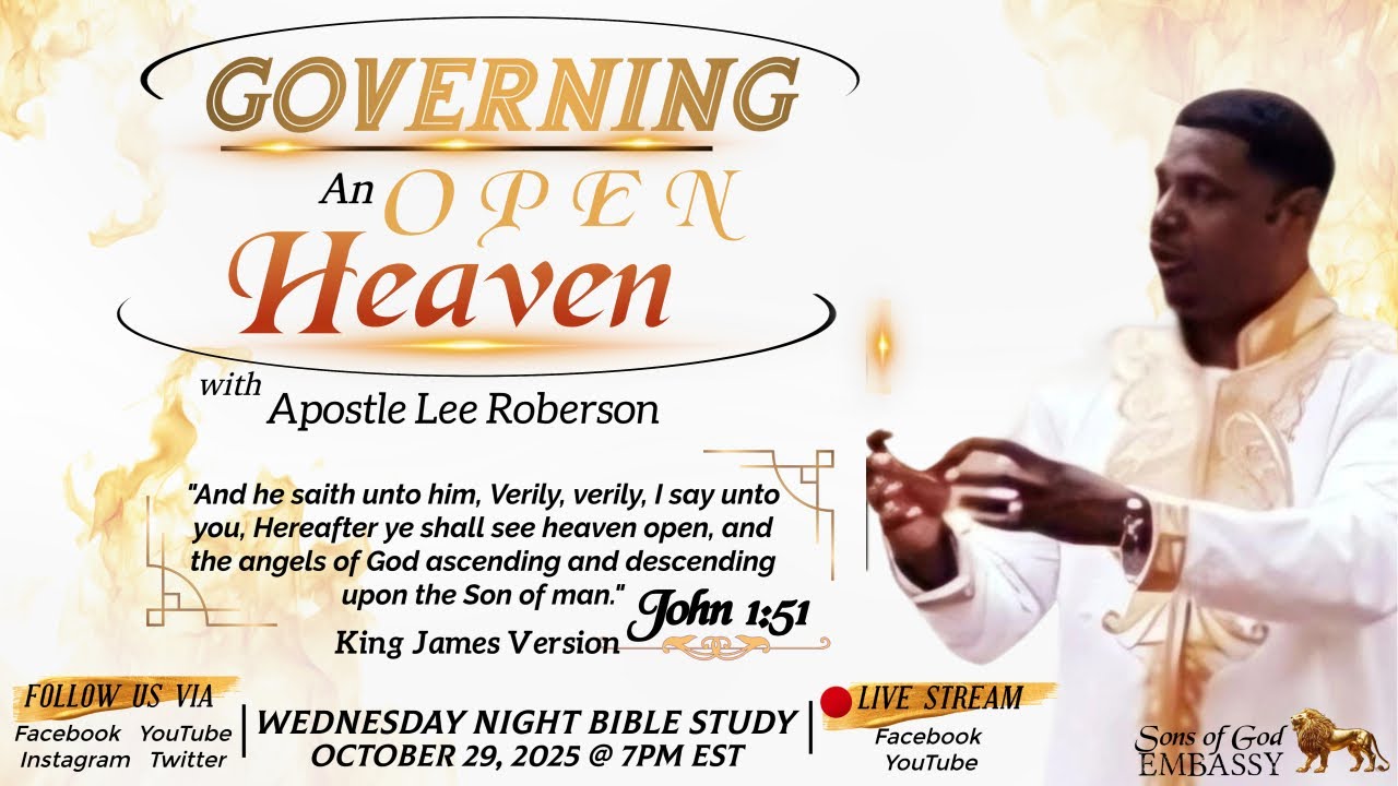 "Governing An Open Heaven" w/Apostle Lee Roberson - YouTube