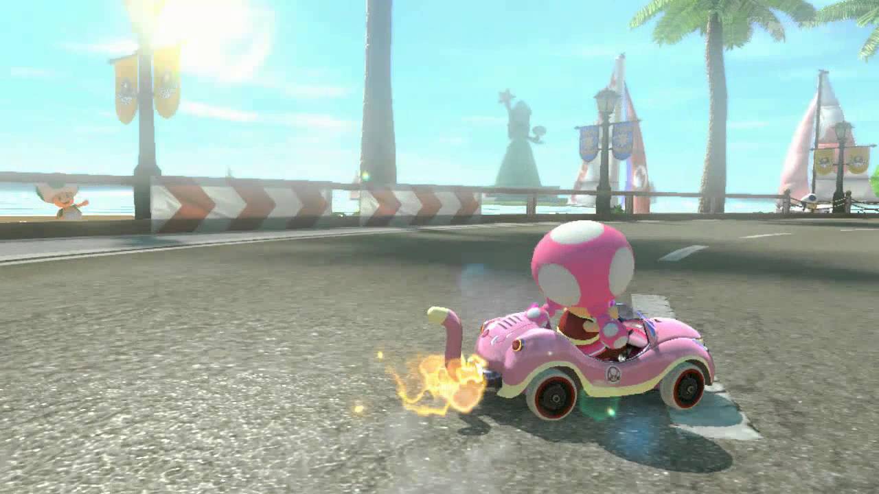 Wii U - Mario Kart 8 - Toad Harbor - YouTube