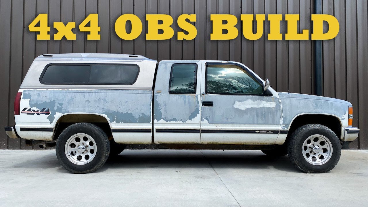 OUR FIRST OBS 4x4 DIESEL BUILD | 1994 K2500 Silverado 6.5 Turbo Diesel ...