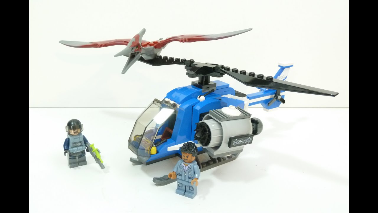 Rob A Reviews LEGO JURASSIC WORLD 75915 Pteranodon Capture - YouTube