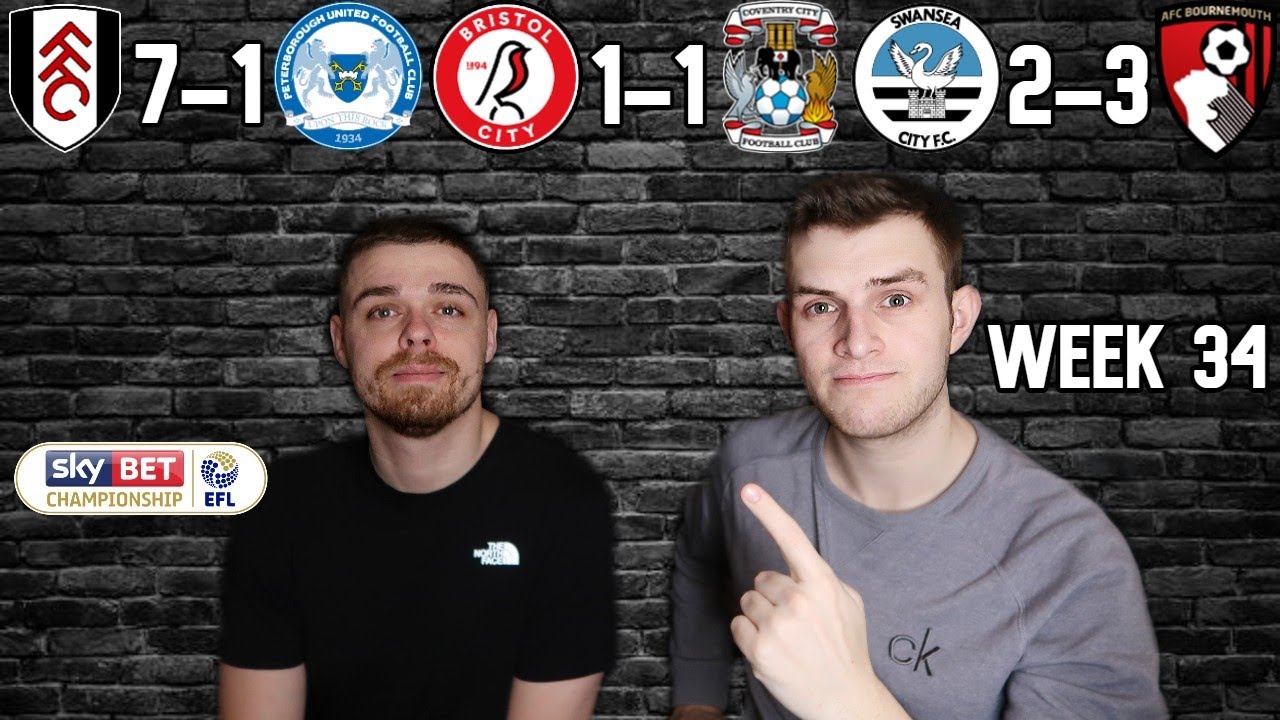 CHAMPIONSHIP PREDICTIONS WEEK 34 - YouTube