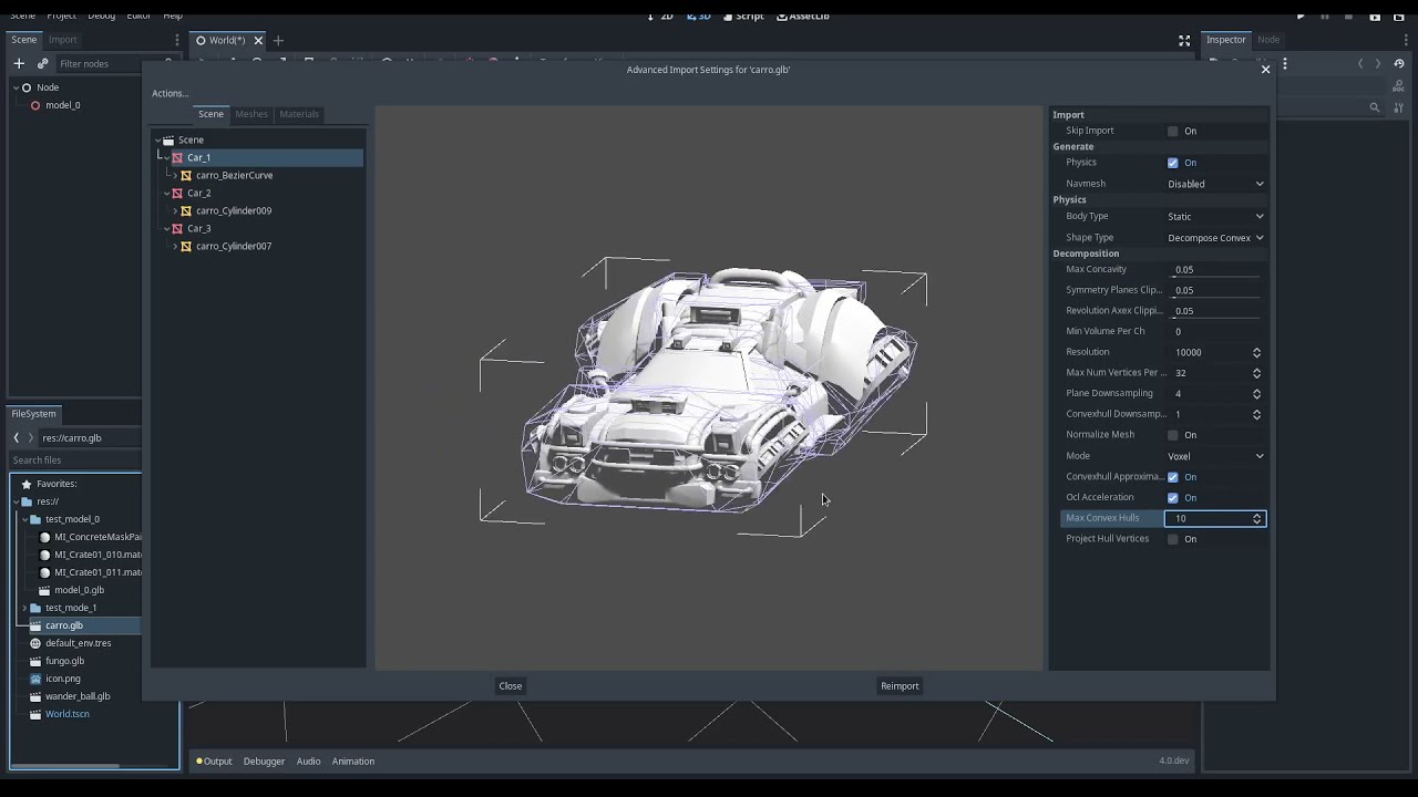 Generate Mesh collisions in Godot Editor - YouTube