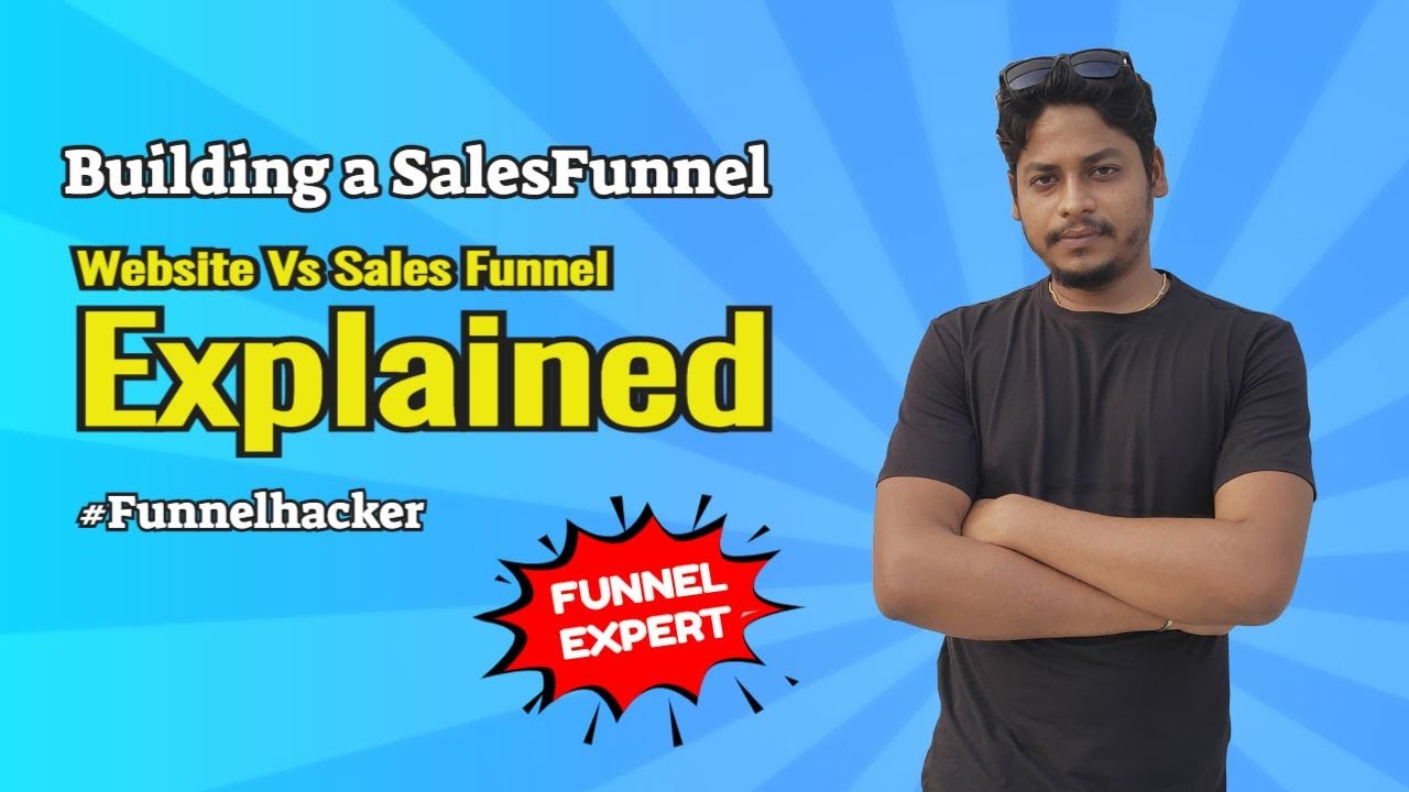 Website Vs Sales Funnel Explained - #funnelhacker | Designer Ramesh ...