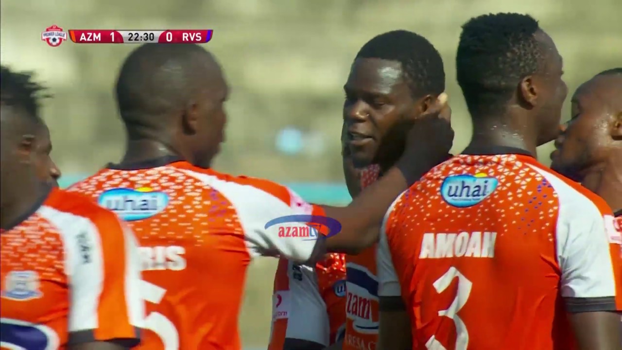 Azam FC 2-1 Ruvu Shooting; Magoli ya Never Tigere na Sadat Mohamed ...