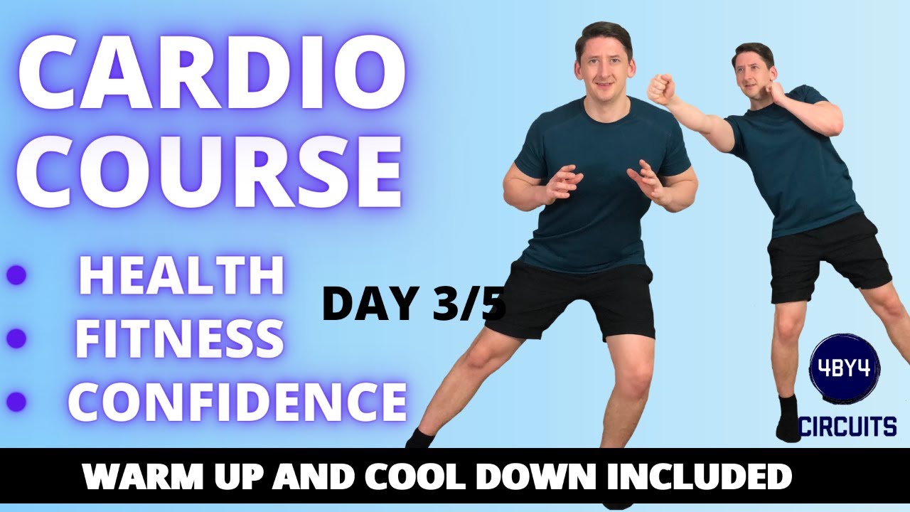 BEGINNERS WORKOUT OVER 50 | FULL BODY CARDIO WORKOUT COURSE | DAY 3/5 ...