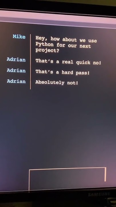 How about we use a statically typed language? 🤷‍♂️ #coding #programming #python #typed - YouTube