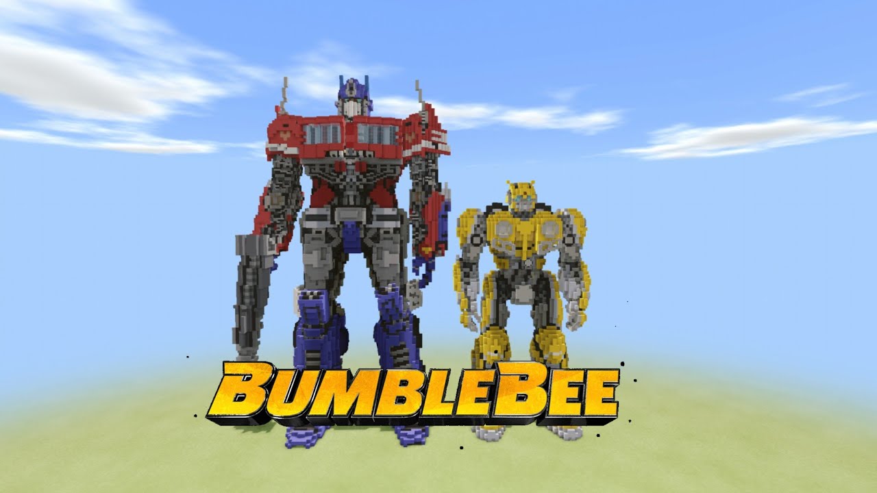 Minecraft Optimus prime from Bumblebee movie (Transformers) - YouTube