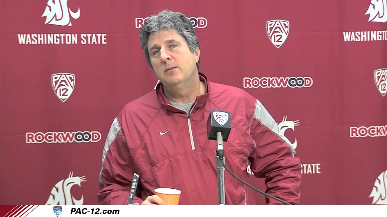 WSU Football: Mike Leach Press Conference Nov. 12 - YouTube