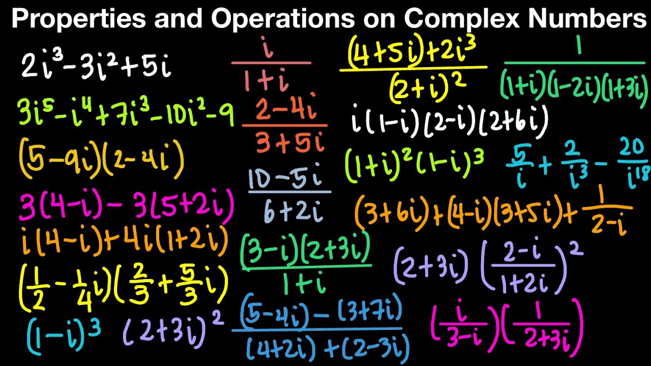 Advanced Engineering Mathematics:Operations on Complex Numbers Part 2 ...