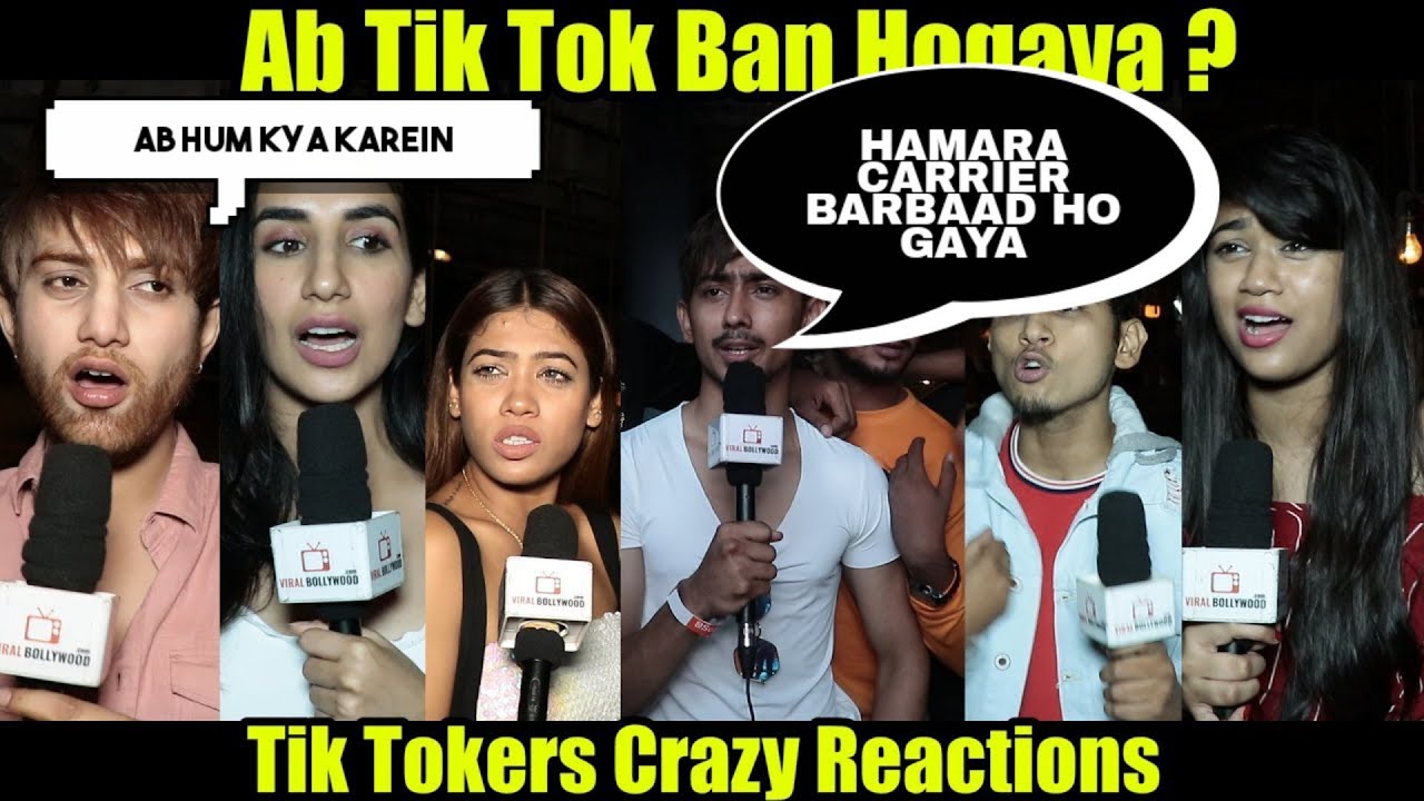 Tiktokers Reaction After Tiktok Ban Ban Ho Gaya Tiktok Faisu