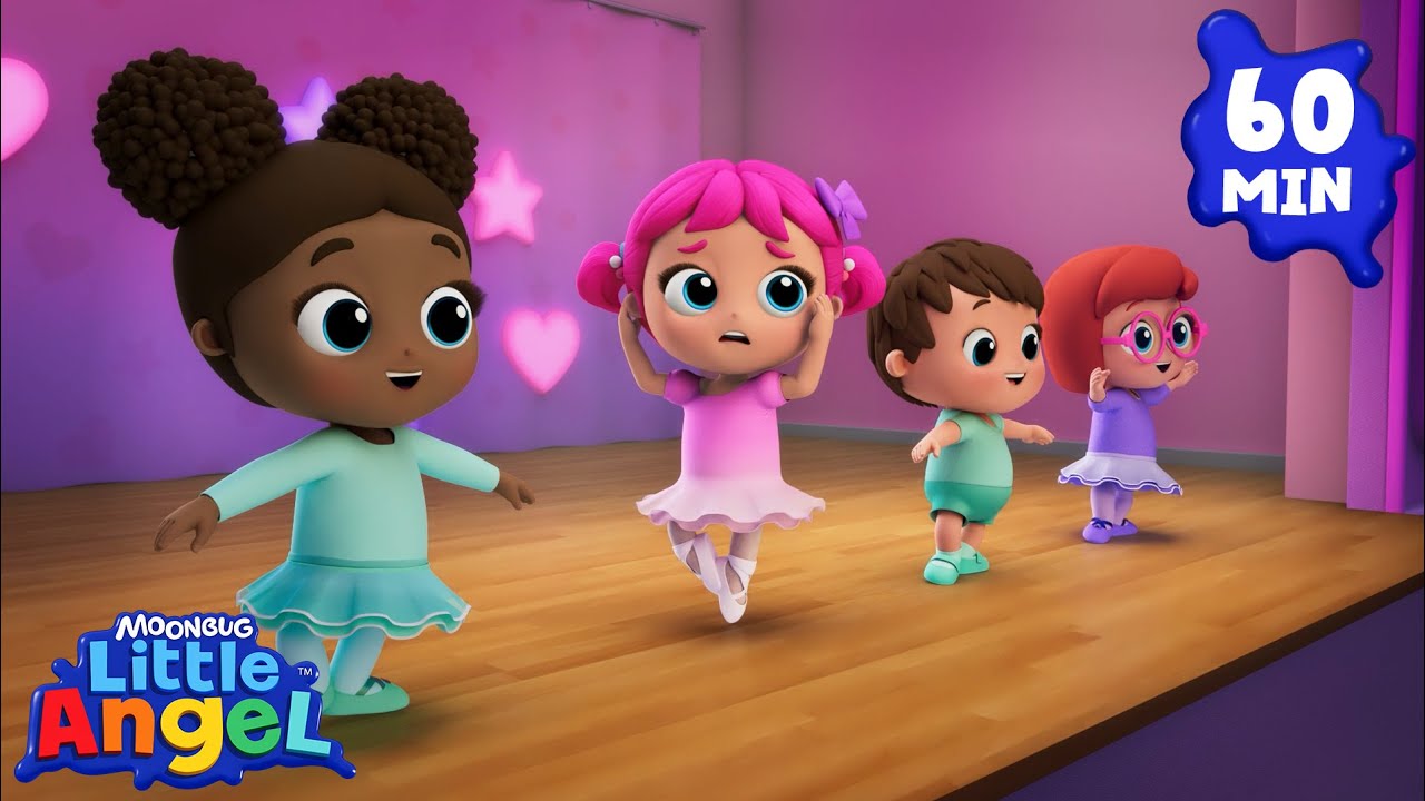 Uh Oh! Did Jill Forget the Ballet Dance? | 1 HOUR Little Angel Kids ...