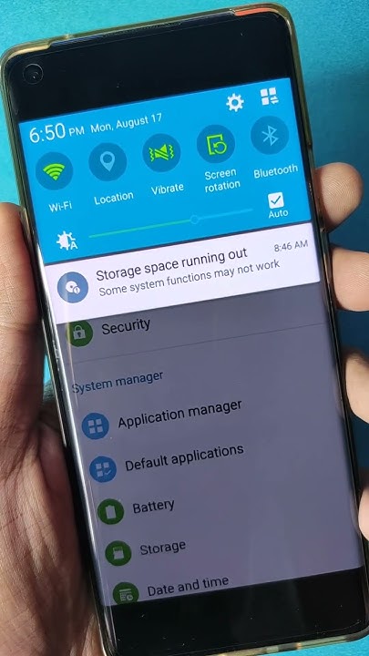 Storage Space Running Out | How To Fix #storage Space Running Out Error In #android #shorts ...