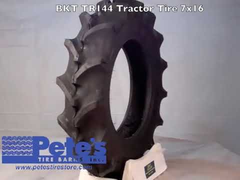 BKT TR-144 Tractor Tire 7x16 - YouTube