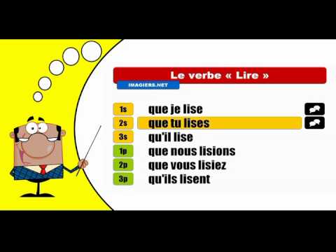 Cómo conjugar el verbo Lire # Subjonctif Présent - YouTube