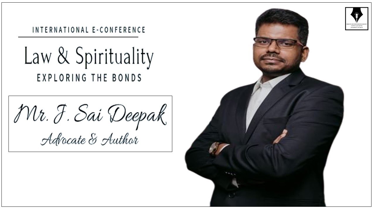 Mr. J Sai Deepak on Ontological foundations of Law | International ...