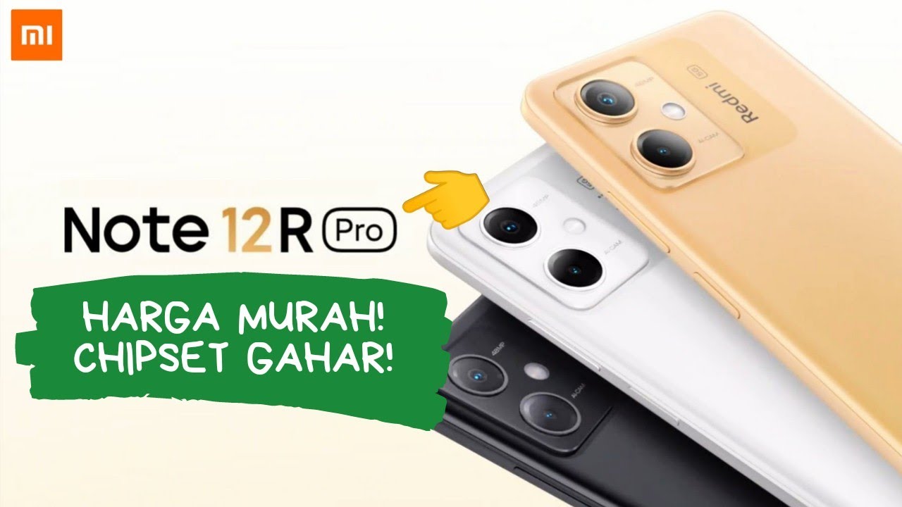 Harga Dan Spesifikasi Redmi Note 12R Pro, Bawa Snapdragon 4 Gen 1 - YouTube