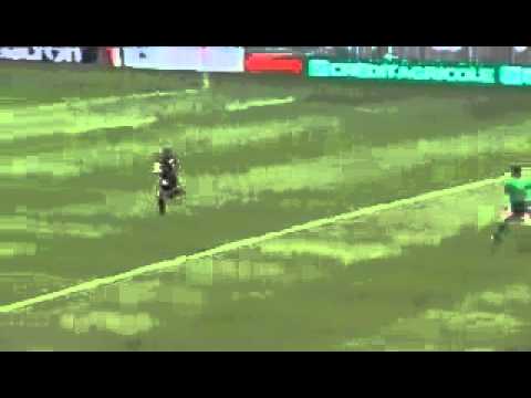 Duro Tackle de Chabal (LOU Rugby) sobre Josselin Grange - YouTube