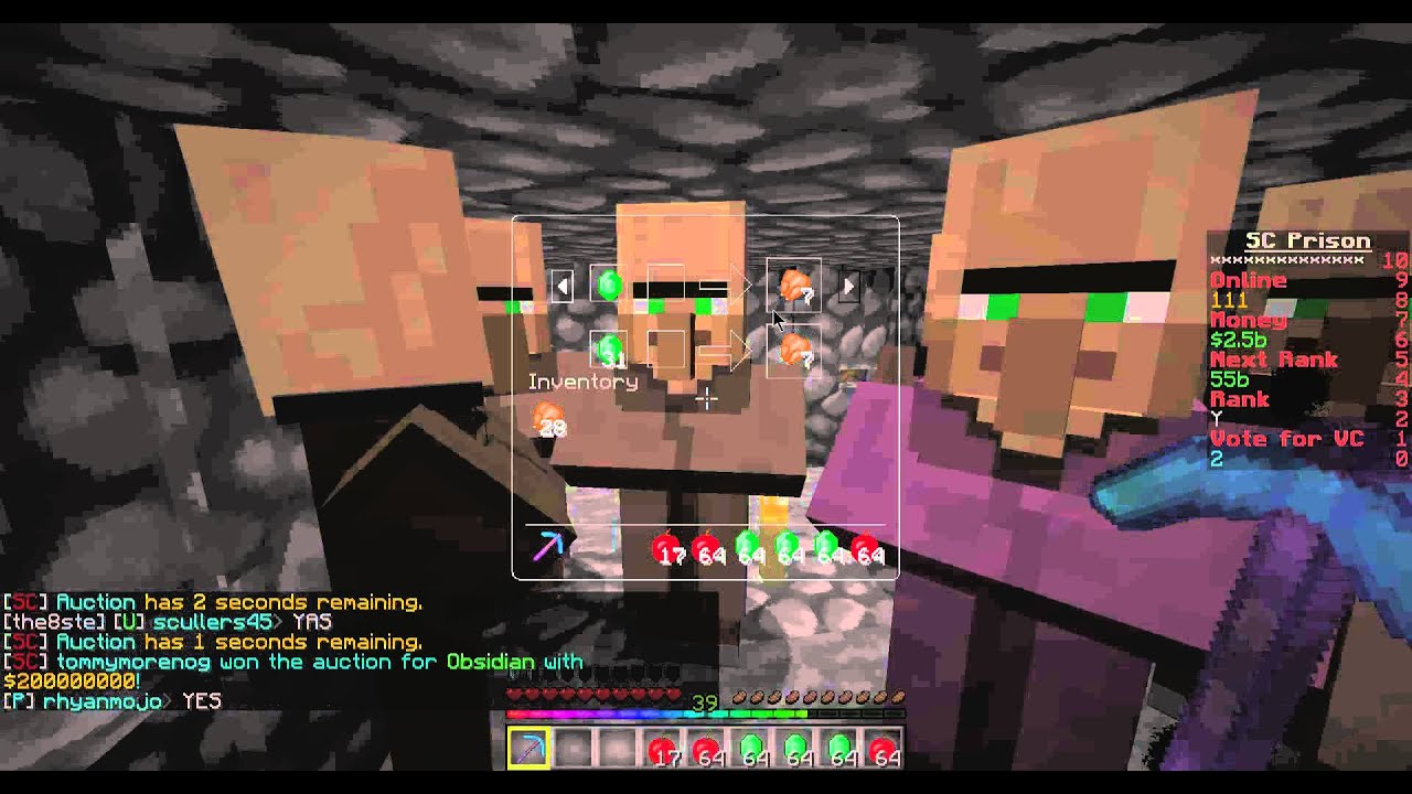 Villager apple trading - YouTube