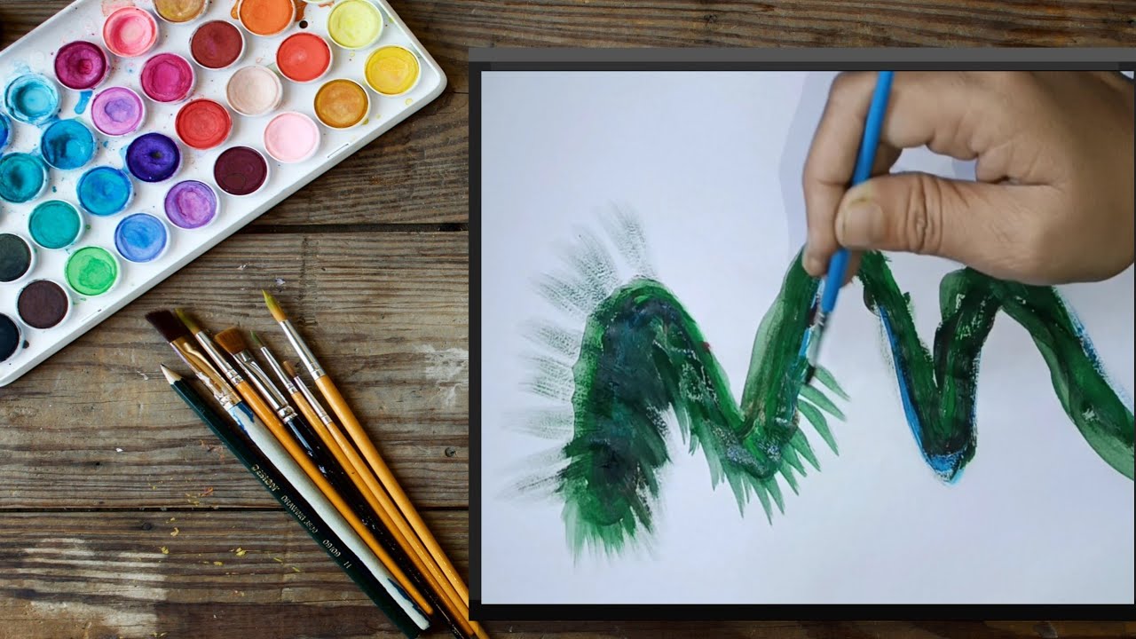 Easy Poster Color Painting Step by Step• Creative Idea of 3D drawing ...