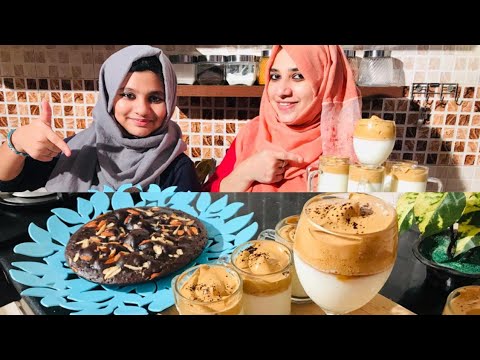 Trending Dalgona Coffee|Sheza's first cooking_Cake recipe|200K+Special ...