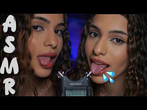 ASMR 👄 100% Sons de Boca Duplos (SEM FALAR) no Tascam DR-40x | Estímulos Relaxantes 💋💦