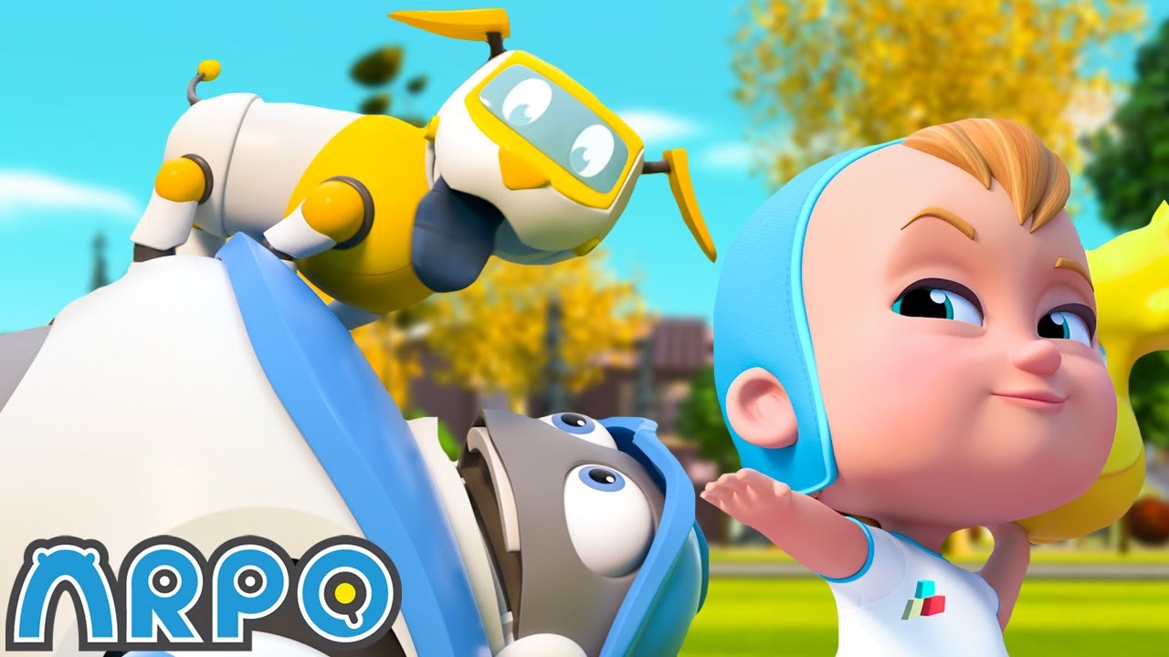 Playing Ruff | ARPO | Nursery Rhymes & Cartoons for Kids | Moonbug ...