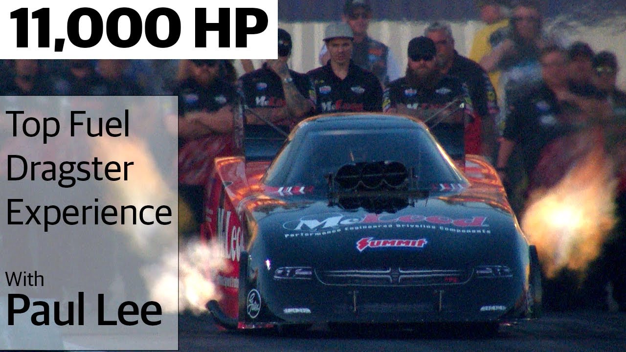 11,000 HP Top Fuel Dragster | Walk Through NHRA Race with Paul Lee ...