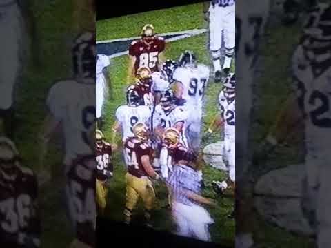 BYU'S Brett Keisel stops Travis Minor in 2000 - YouTube