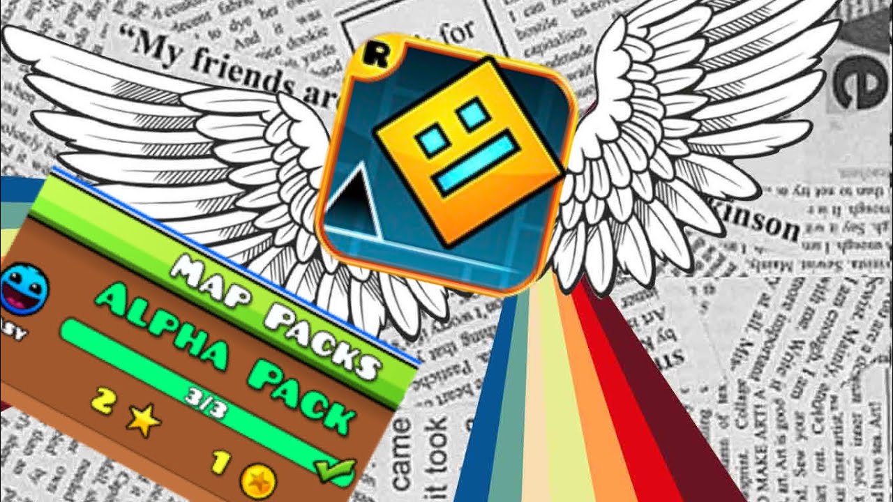 Alpha pack full (geometry dash video ) - YouTube