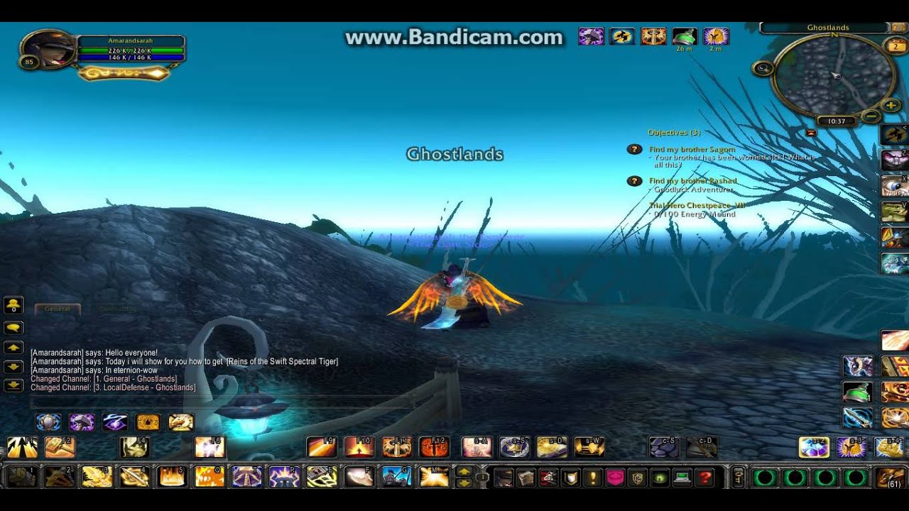 eternion wow mount guide [Reins of the Swift Spectral Tiger] - YouTube