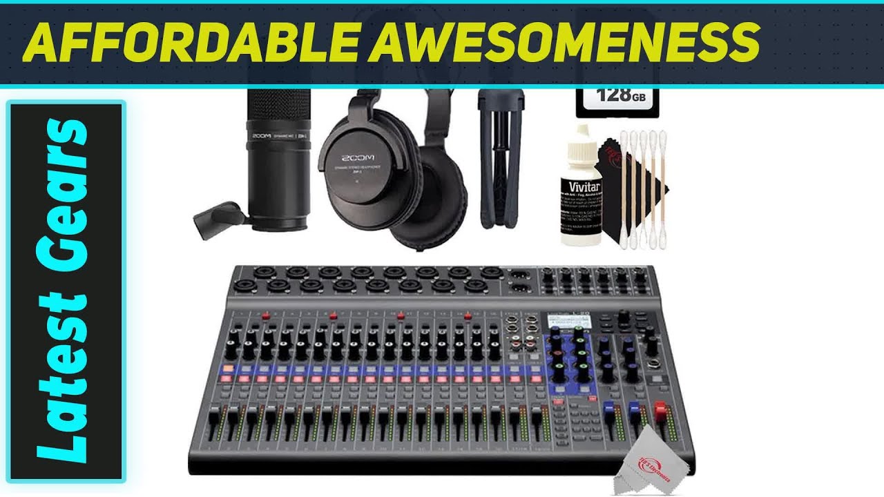 Zoom LiveTrak L-20: The Ultimate Mixer & Recorder for Creators - YouTube