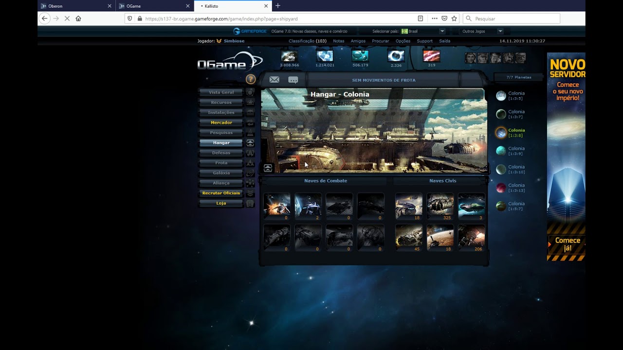 Tutorial/Dicas Ogame para iniciantes #4 Colonização parte 1 - YouTube