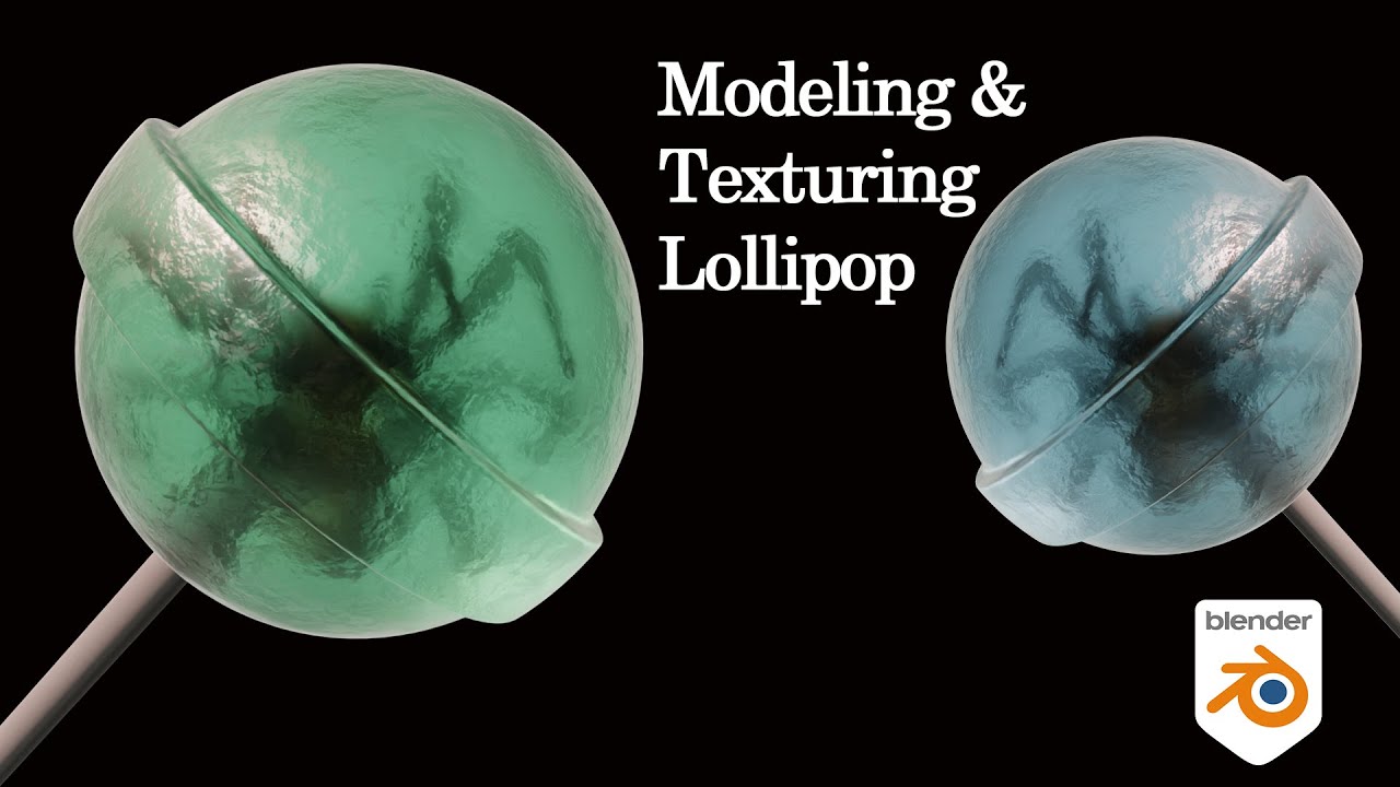 Modeling and Texturing in Blender (Lollipop) - YouTube