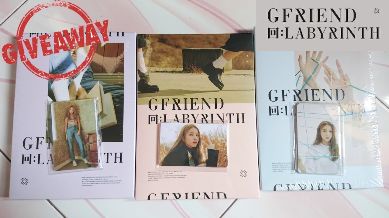 [UNBOXING] 여자친구 GFRIEND - Labyrinth 8th Mini Album (Crossroads, Room ...