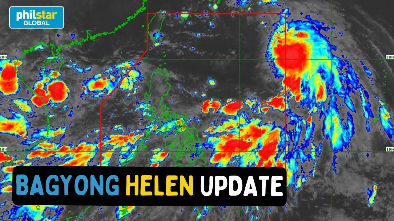 PAGASA Weather Update: Bagyong Helen September 18 - YouTube