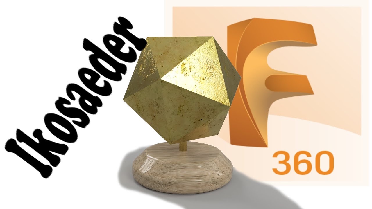 Ikosaeder in 3D mit Fusion 360 - YouTube