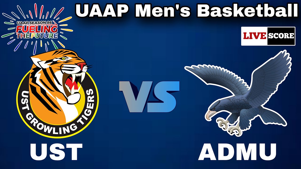 Ateneo vs UST | UAAP Men's Basketball Live Scoreboard - YouTube