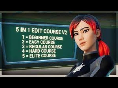 Fortnite Edit Course run through - YouTube