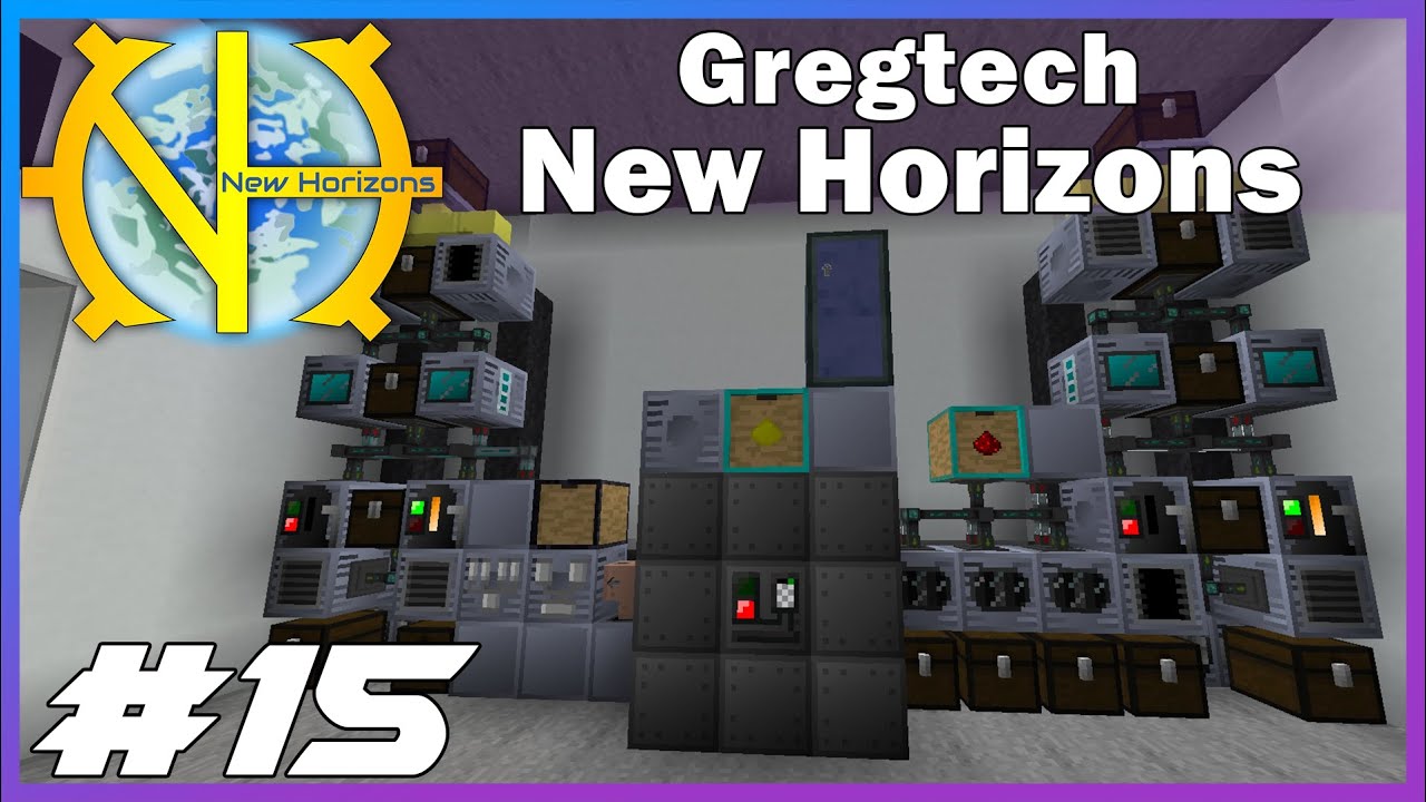Gregtech New Horizons Ep.15 Upgraded Ore Processing & PTFE - YouTube