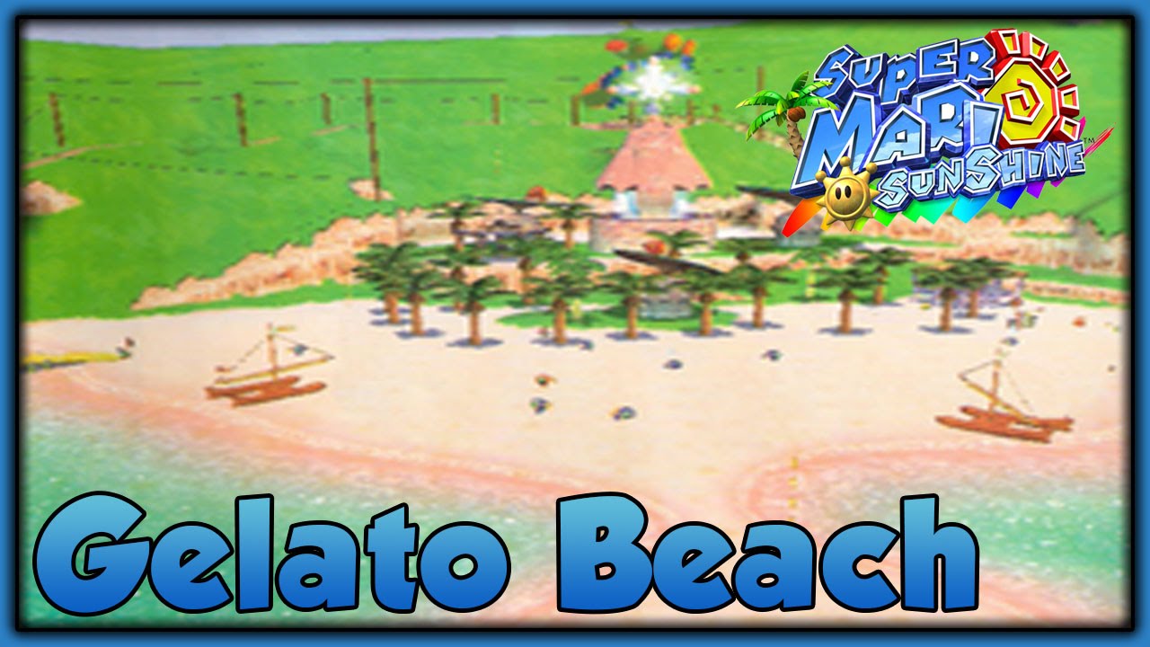 Let's Play Super Mario Sunshine - Gelato Beach Mission Select - YouTube